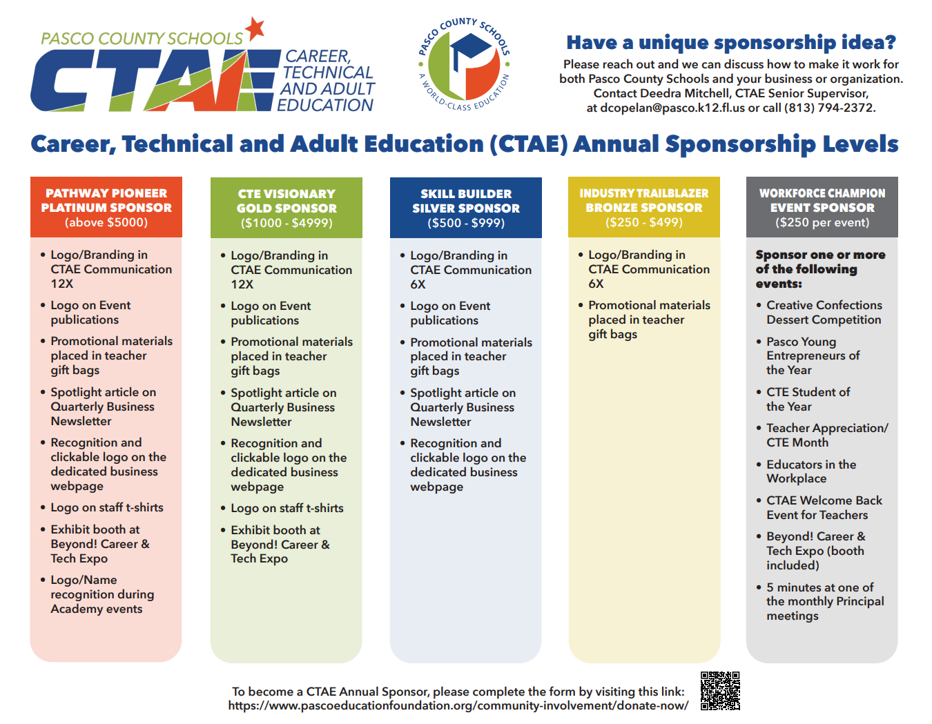 Become a CTAE Business Partner ~ 2025-2026 School Year